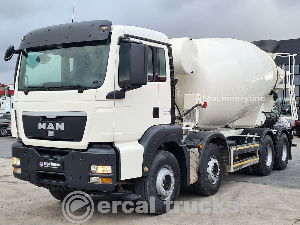 MAN TGS 41.360 AC - 8X4 - 12m³ - CONCRETEMIXER kamion s mešalicom za beton