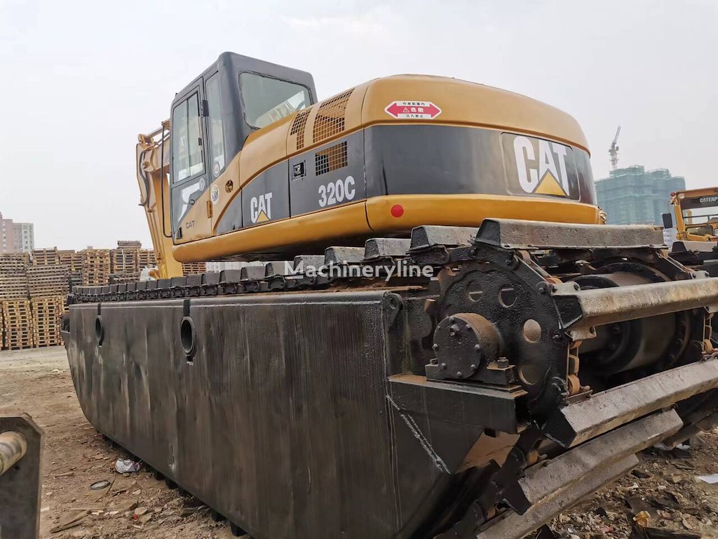 Caterpillar 320C amphibious excavator bager amfibija