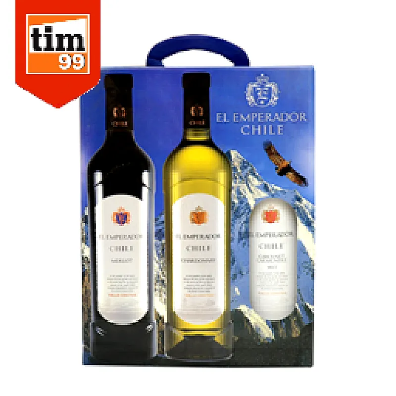 EL EMPERADOR TRIPACK CAB.CARM./MERLOT/CHARD. 0.75x3