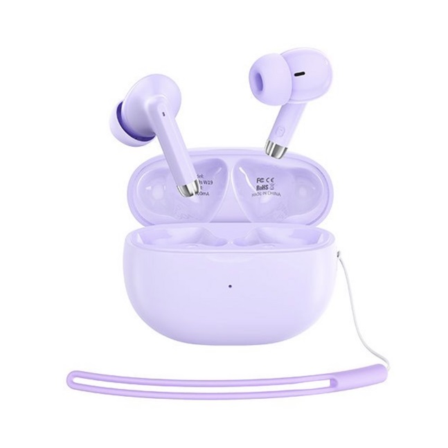 REMAX W19 Purple Wireless Earbuds CozyBuds