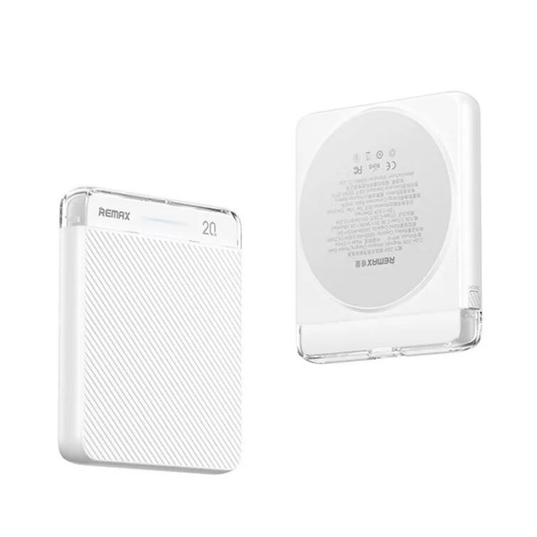 REMAX RPP-8 White 20W Magnetic Wireless Charging Power Bank 5000mAh