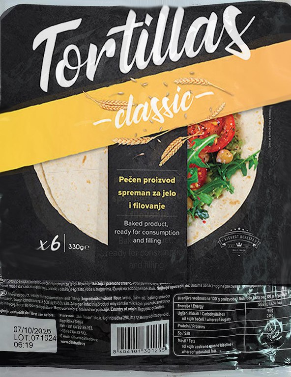 TORTILJA 330G CLASSIC