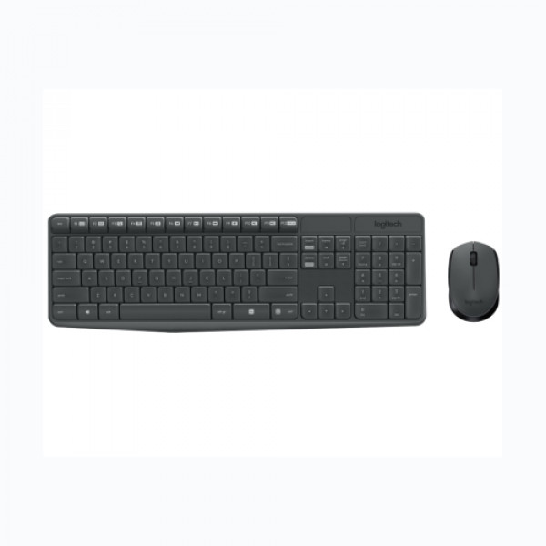 LOGITECH MK235 Wireless Combo - GREY - YU