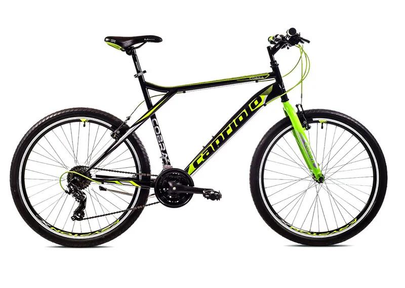 BICIKL MTB CAPRIOLO COBRA CRNO-ZELENA 26"