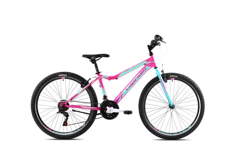 BICIKL MTB CAPRIOLO DX 600 PINK-TIRKIZ 26"