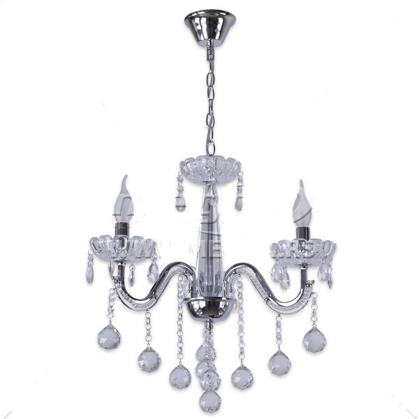 Luster visilica prečnik 48cm KRISTAL DESIGN-3V kristalno staklo+hrom