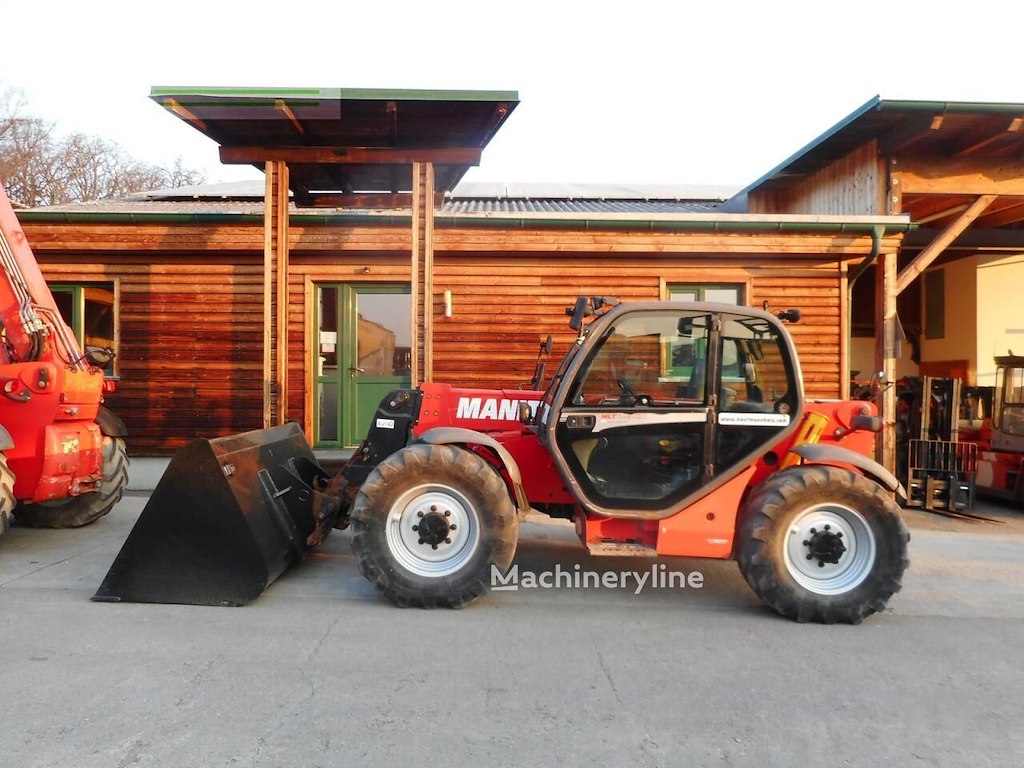 Manitou mlt 735-120lsu mit neuer leichtgutschaufel teleskopski prednji utovarivač