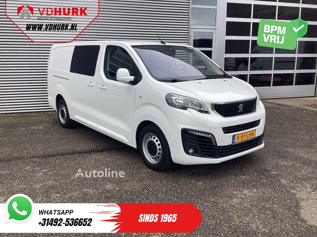 Peugeot Expert 2.0 HDI 125 pk Aut. DC Dubbel Cabine Navi/ Camera / Cruis minibus furgon