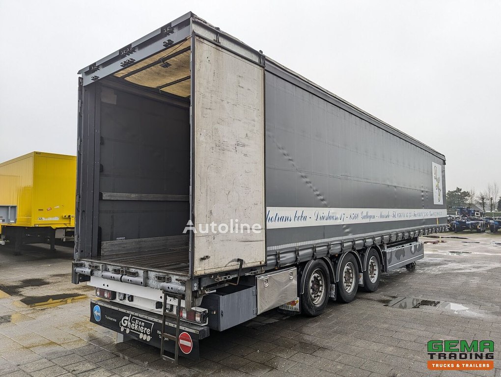 System Trailers TRAILER TFS 18 3-Axles SAF Stake Pots - HardWoodFloor - Galvani poluprikolica sa kliznom ceradom