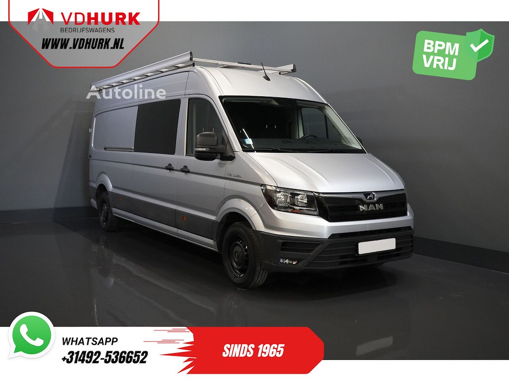 MAN TGE 3.180 DSG Aut. L4H3 DC Dubbel Cabine BPM VRIJ! 7 pers./ 270G minibus furgon