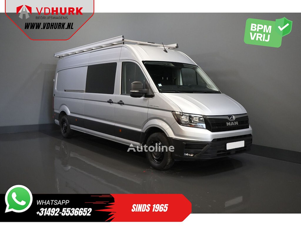 MAN TGE 3.180 DSG Aut. L4H3 DC Dubbel Cabine BPM VRIJ! 7 pers./ 270G minibus furgon