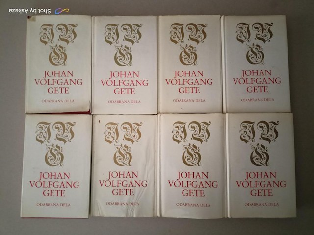 Johan Volfgang Gete - Odabrana dela 1-8 Komplet