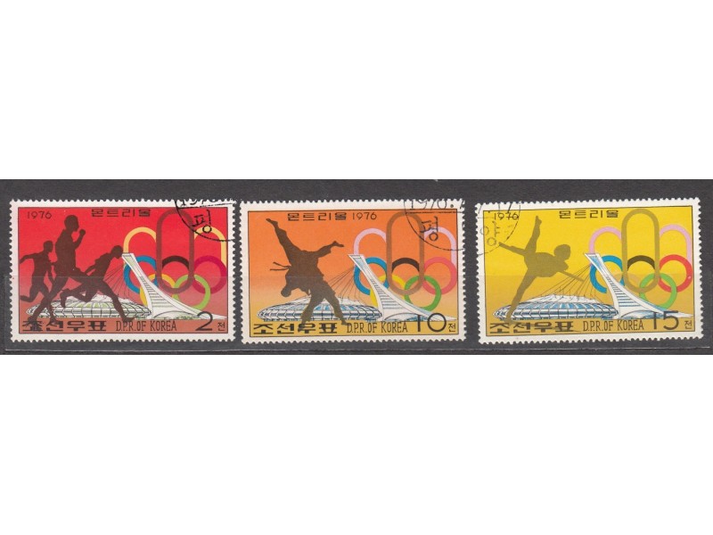 (rbe855) dpr korea zigo0sane marke 1976 god