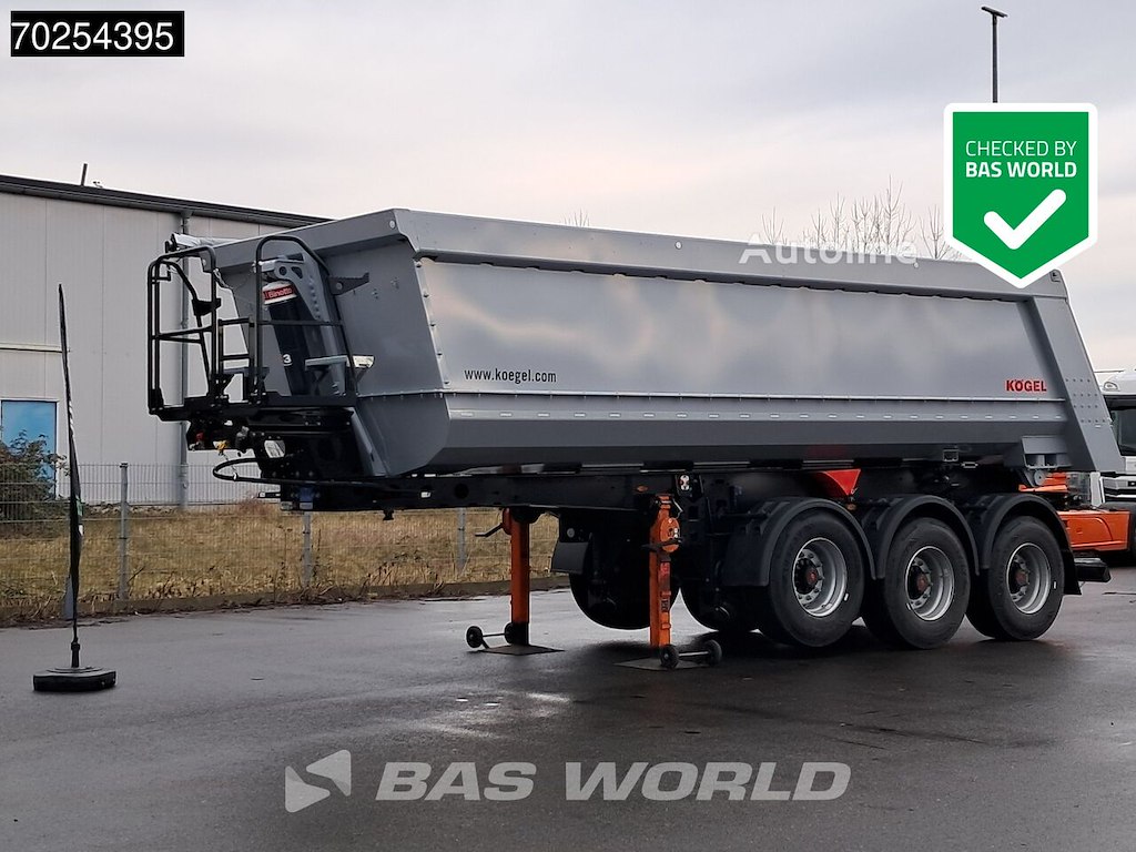 Nova Kögel S24-4 3 axles 27m3 Liftachse poluprikolica kipera