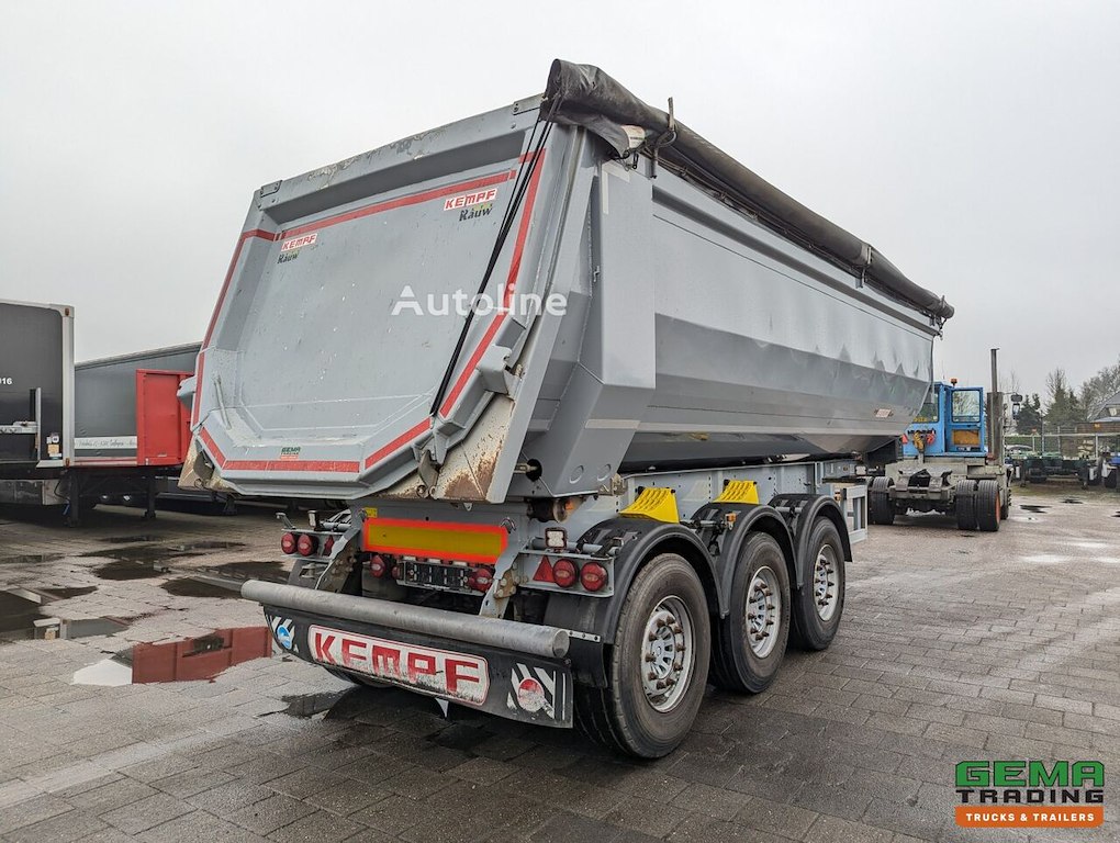 Kempf SKM 39/3 3-Axles SAF - Tipper 34m³ - 5900KG - Steel/Steel - Lift poluprikolica kipera