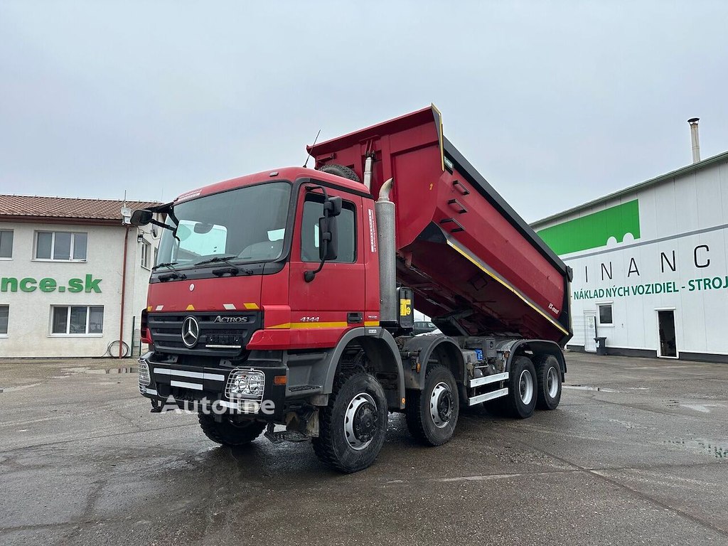 Mercedes-Benz ACTROS 4144 K 8X6 jednostranný vyklápač 19 m3 V6 VIN 147 kiper