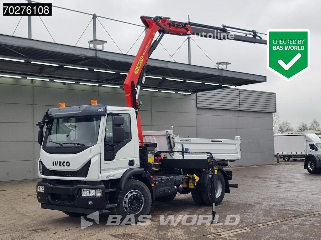 Novi IVECO Eurocargo 180E320 4X2 Suspensión de Acero, Volquete 3 Lados, Pal kiper