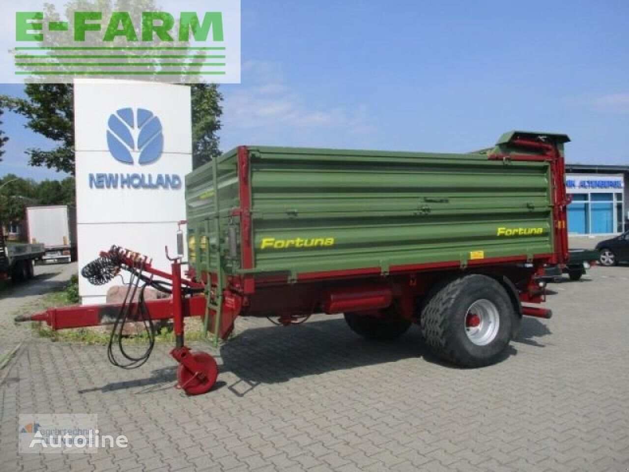 Fortuna fed 80 mit hydr. heckklappe prikolica platforma