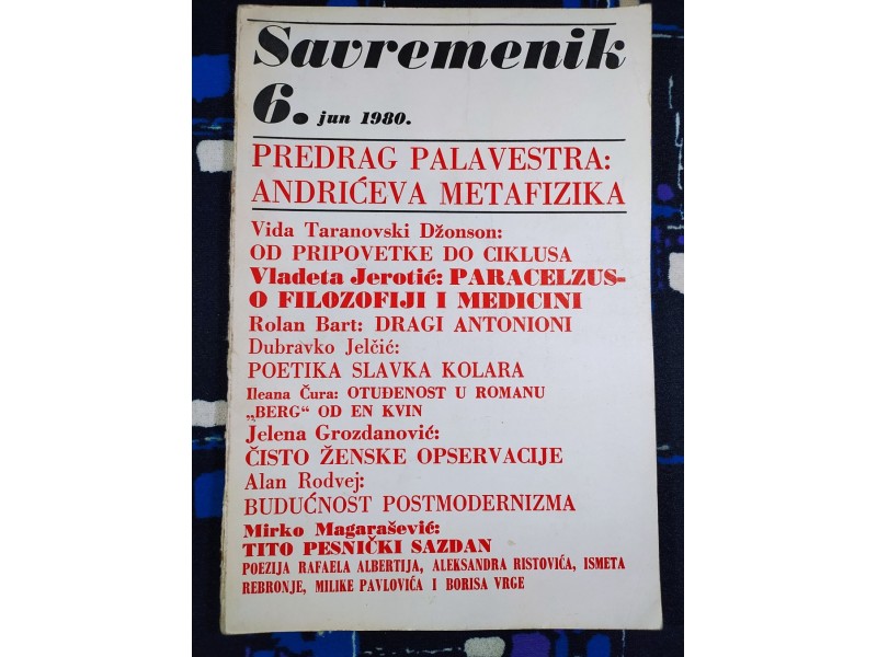 Savremenik broj 6 1980