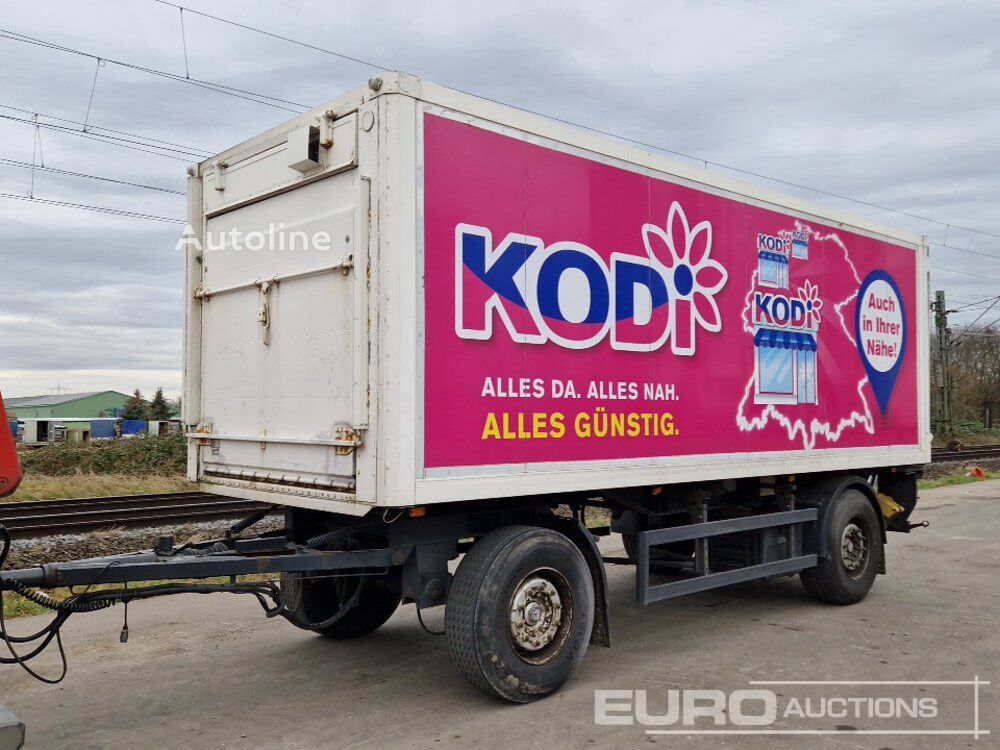 Prodaje se Junge TKA18 Twin Axle Box Trailer, Palfinger Tail Lift prikolicu furgon na aukciji