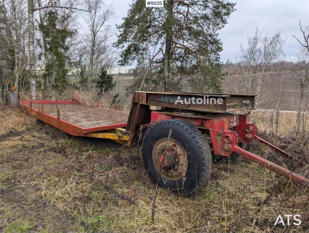 Unknown Maskintrailer Äldre prikolica sa niskom platformom