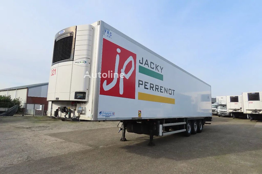 LeciTrailer FRAPPA, SAF, (4195 hours!) Carrier Vector poluprikolica hladnjača