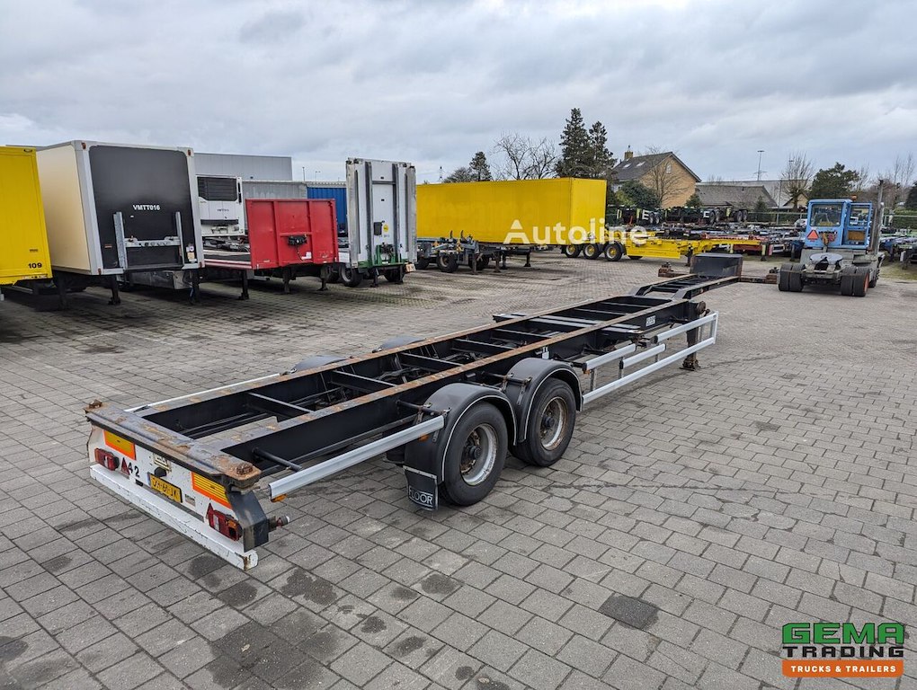 Floor FLCO 12-18 2-Axles BPW - Drum Brakes - 2x 20FT 1 x 40FT - 4140KG poluprikolica za prevoz kontejnera