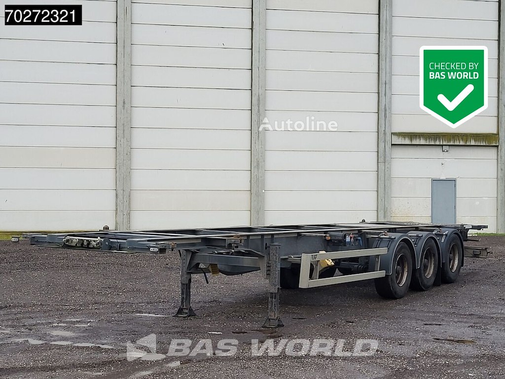 LAG O-3-CC 3 axles ADR Liftachse 30ft 40ft poluprikolica za prevoz kontejnera