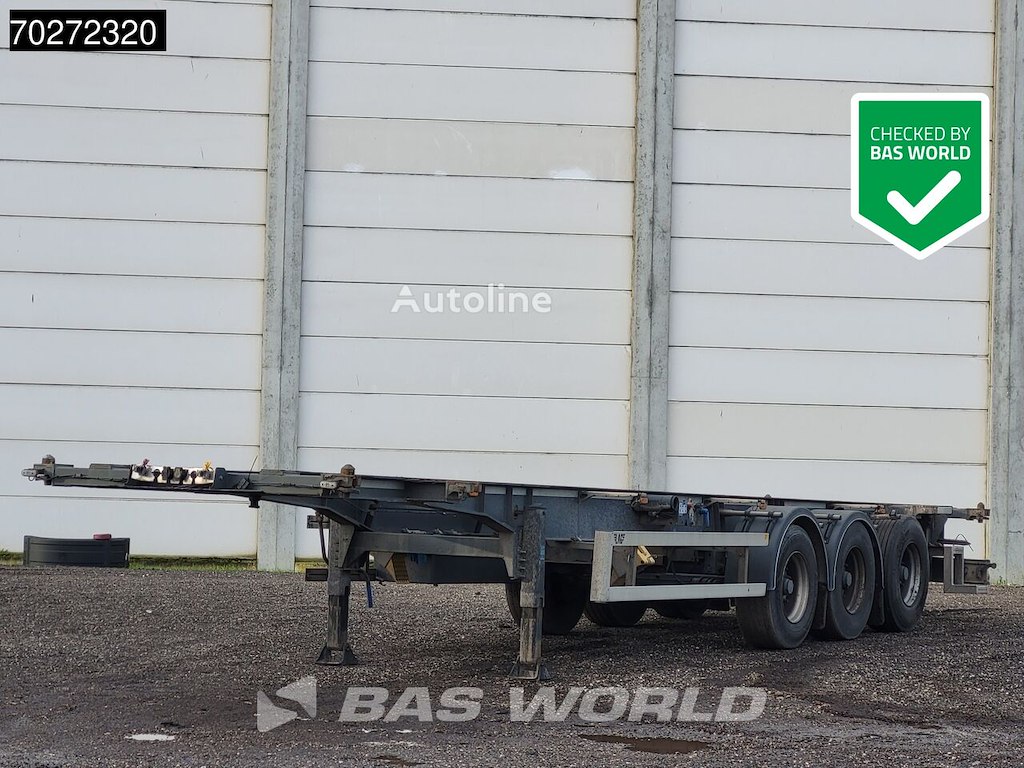 LAG O-3-CC 3 axles Liftachse 30ft 40ft poluprikolica za prevoz kontejnera