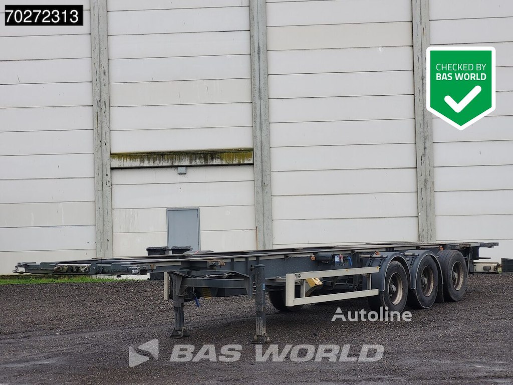 LAG O-3-CC 3 axles Liftachse poluprikolica za prevoz kontejnera