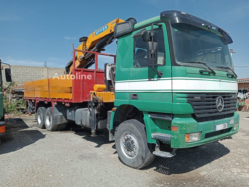 Mercedes-Benz ACTROS 3343AS 6x6 EFFER 310 kamion s ravnom platformom