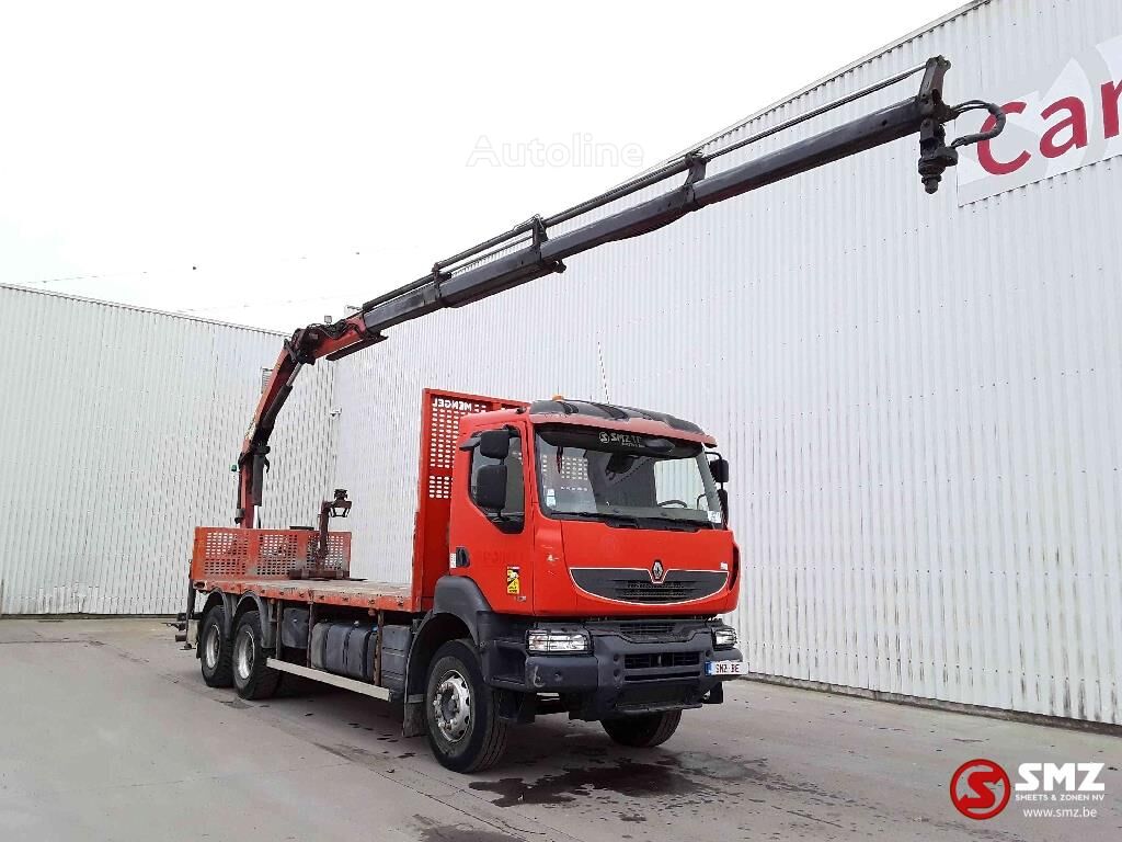 Renault Kerax 430 Palfinger Pk18002EH -4 kamion s ravnom platformom