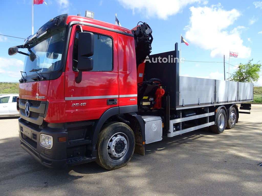 Mercedes-Benz ACTROS 2546 kamion s ravnom platformom