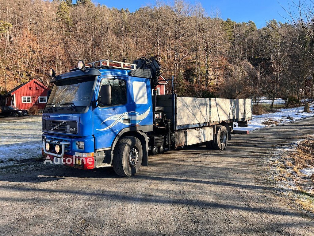 Volvo FM7 290 4x2 Manual HIAB 144 - E4 2005. kamion s ravnom platformom