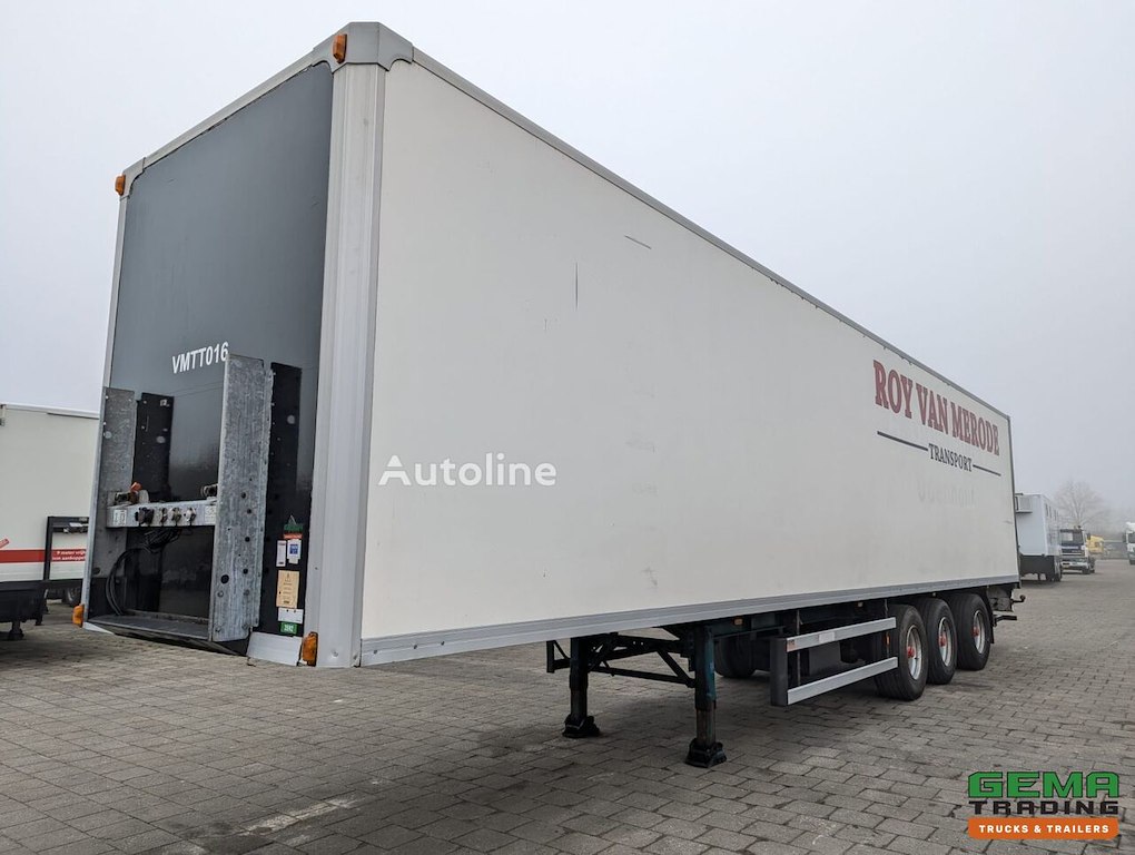 Groenewegen DRO-15-27 B 3-Axle BPW - Steering/Lift Axle - Closed Body - Tail furgon poluprikolica