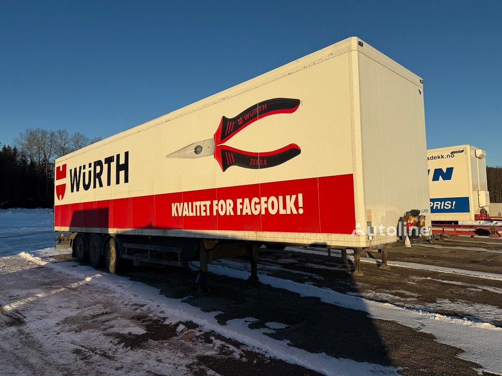 Prodaje se Schmitz Cargobull CARGOBULL SKO 24/L med fremaksel løft furgon poluprikolicu na aukciji