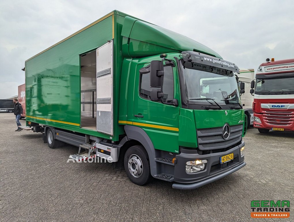 Mercedes-Benz Atego 1018 4x2 Day cab Euro 6 - Closed box 7M - Tail lift 1500 K kamion furgon