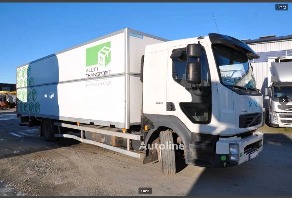 Volvo FL240 4X2 Podnoszenie i opuszczanie szafki Euro5 kamion furgon