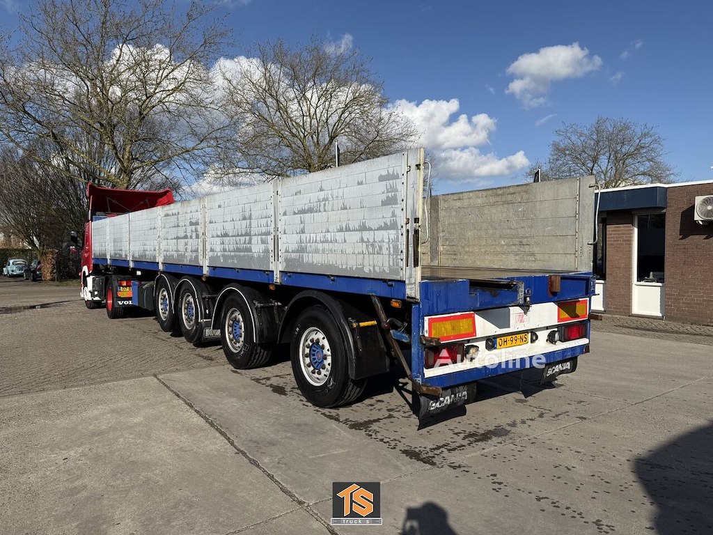 KWB P-504-STI-H STENENTRAILER - 4 AXLE - STUUR ASSEN - NL TOP - TUV/ poluprikolica sa ravnom platformom