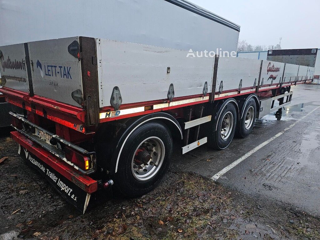 Prodaje se HRD Semitrailer poluprikolicu sa ravnom platformom na aukciji