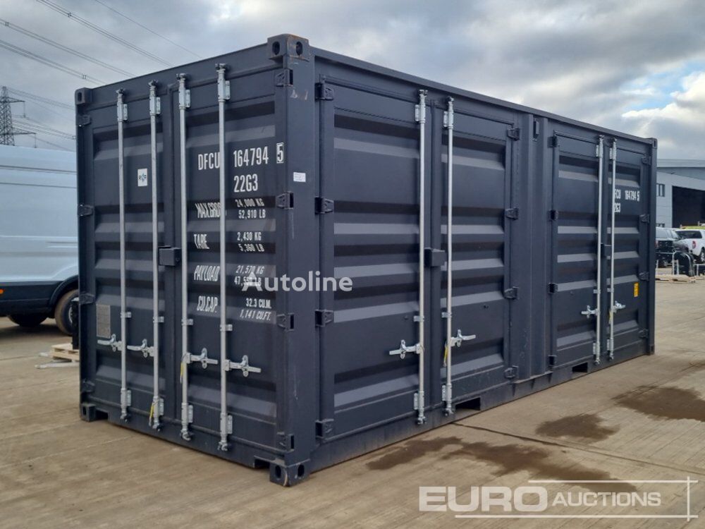 Prodaje se 20' x 8' Container, 1 End Door, 2 Side Door (Cannot Be Reconsign kontejner 20 stopa na aukciji