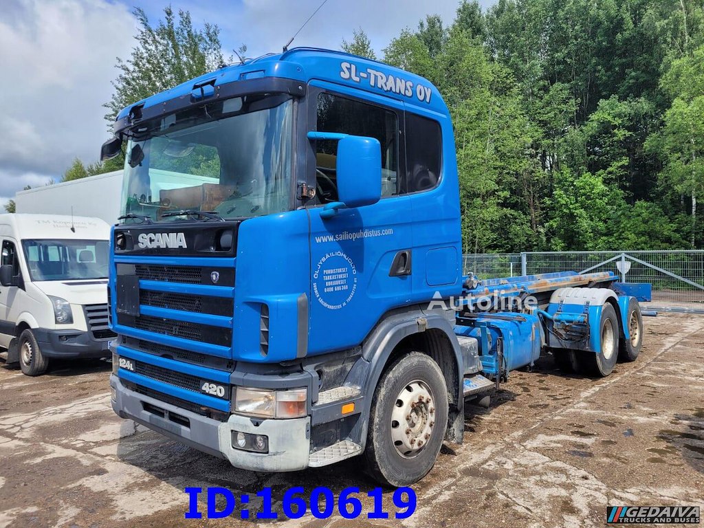 Scania 124 420 6x2 Manual Retarder kamion šasija