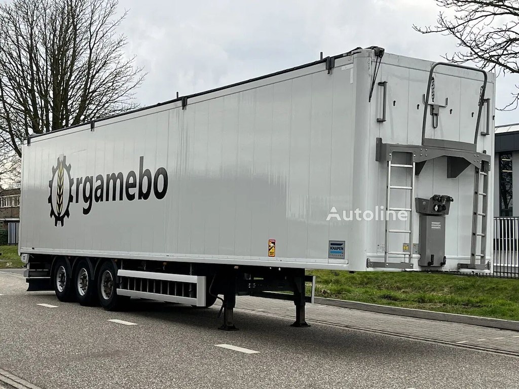 Knapen Trailers K100 / 92m3 / Liftas / Discbrakes / 6mm Cargofloor / Remote / NL poluprikolica sa pokretnim podom