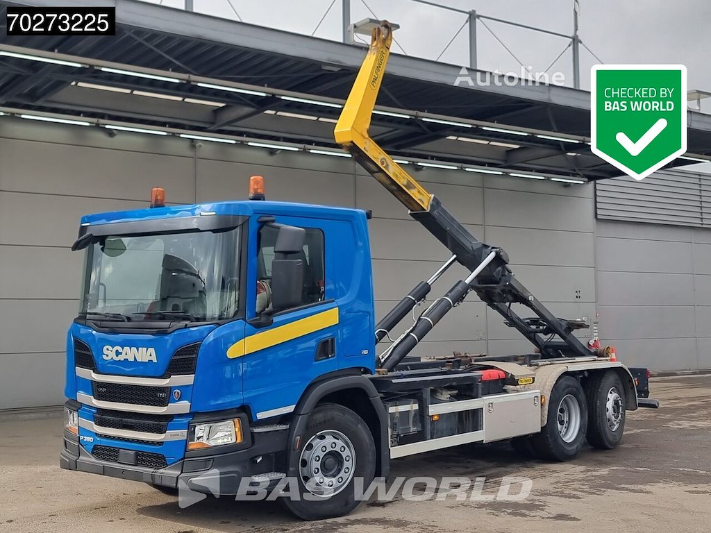 Scania P360 6X2 Palfinger 20tons Automatic Lift+Lenkachse Euro 6 kamion rol kiper