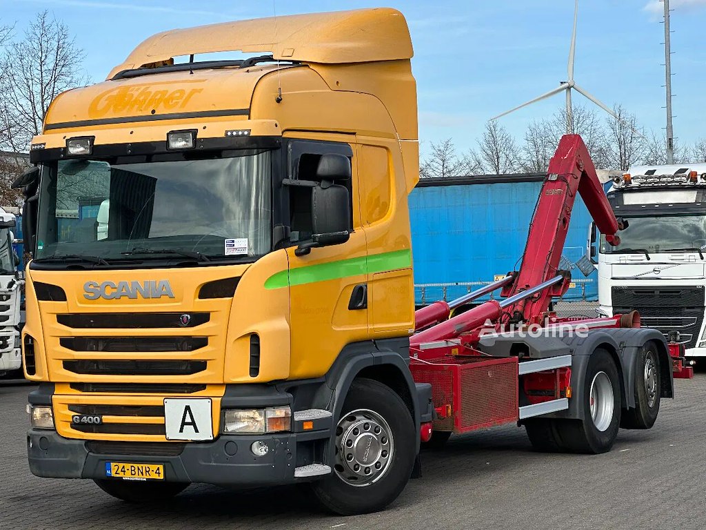 Scania G400 6x2*4 Meiller 20T Haakarm / Manual / Retarder / Euro 5 kamion rol kiper