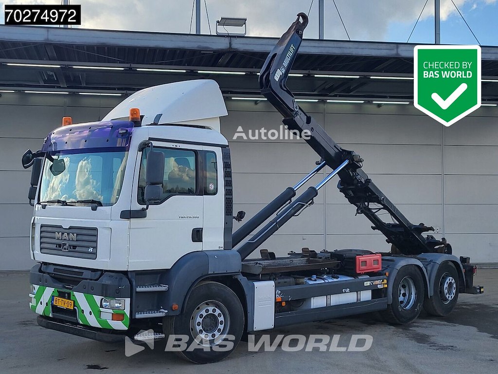 MAN TGA 26.360 6X2 NL-Truck Hiab Type XR21Z61 Lift+Lenkachse Euro 5 kamion rol kiper