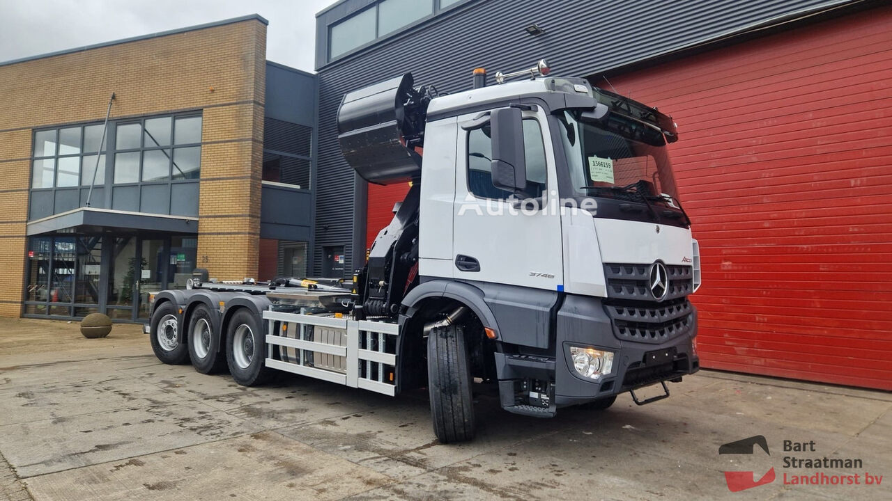 Mercedes-Benz arocs NIEUW 2 stuks op voorraad met 26 Ton HYVA HD Containerhaak kamion rol kiper