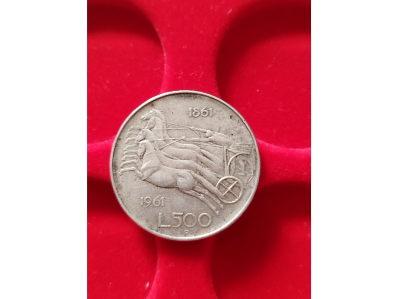 Srebrenjak 500 Lira 1961