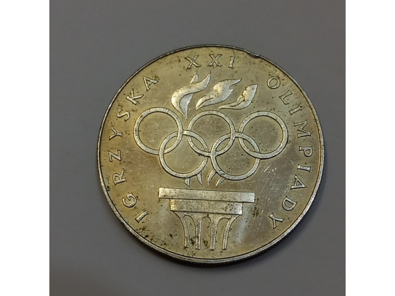 Srebrnjak 200 Zł 1976.godina Poljska Olimpiada