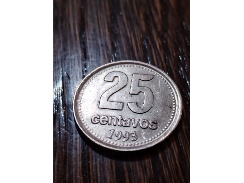 Argentina 25 centi 1993